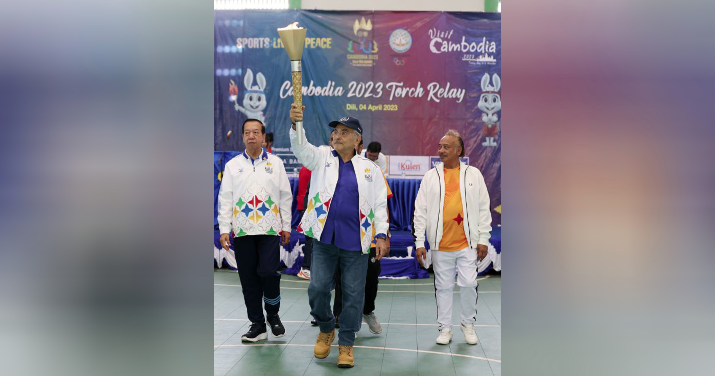 Relais officiel de la flamme des SEA Games au Timor-Leste - ក្រសួងព័ត៌មាន