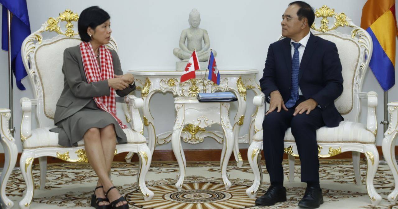 ឯកឧត្តមទេសរដ្ឋមន្រ្តី លី ធុជ ជំរុញឱ្យទូតកាណាដា ...