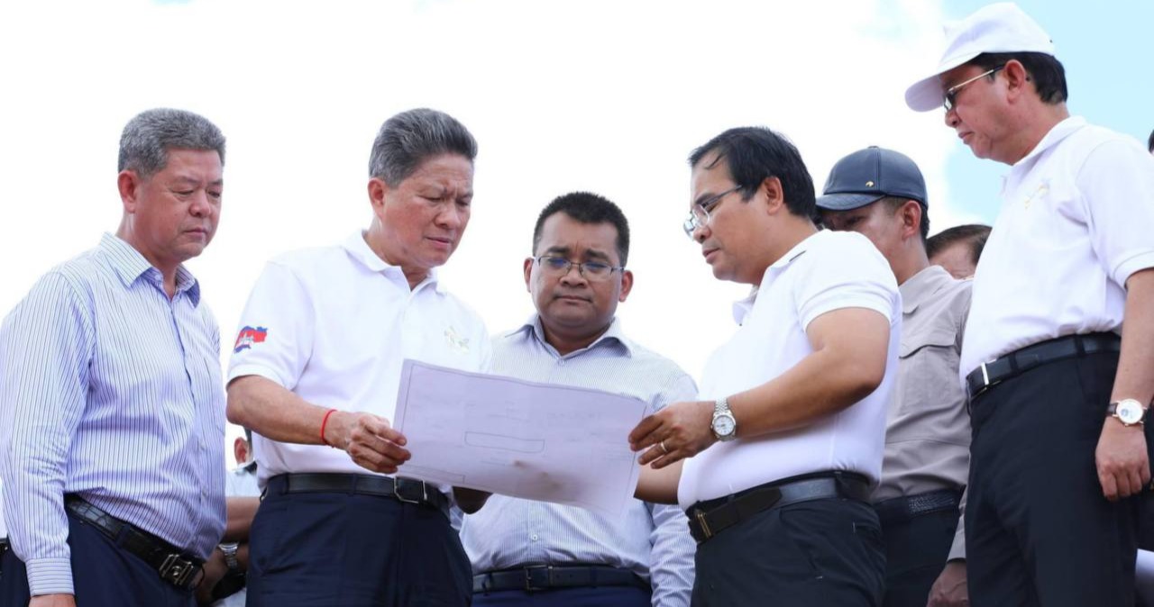 DPM Sun Chanthol Inspects the Groundbreaking Site for Construction of ...