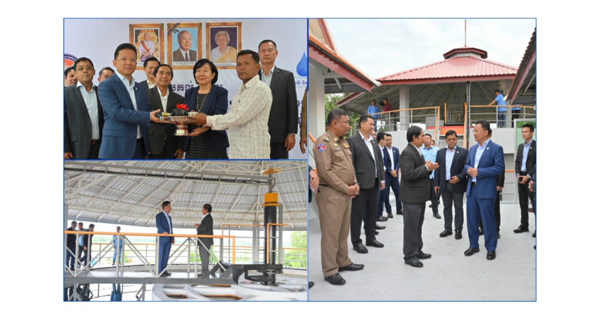 Minister Hem Vanndy Visits Water Supply Station, Donates Meters to ...
