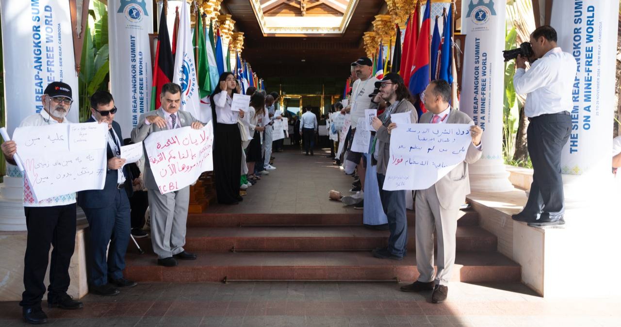 ប្រតិភូអង្គការ ICBL-CMC សម្តែងមតិបង្ហាញពីការប្រឆាំងនឹងការប្រើប្រាស់មីន ...