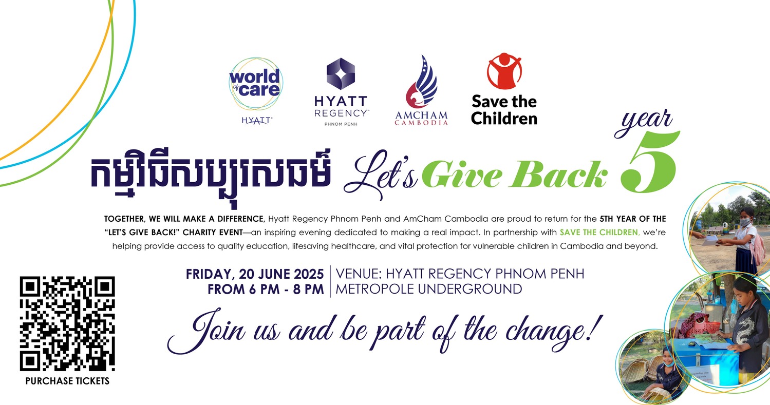 Hyatt Regency Phnom Penh and AmCham Cambodia Celebrate the 5th t ...