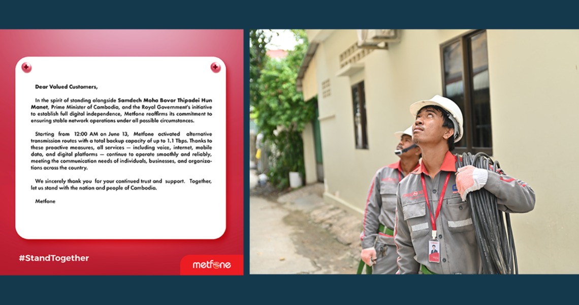 Metfone Ensures Network Stability Amid Submarine Cable Disruptions at ...