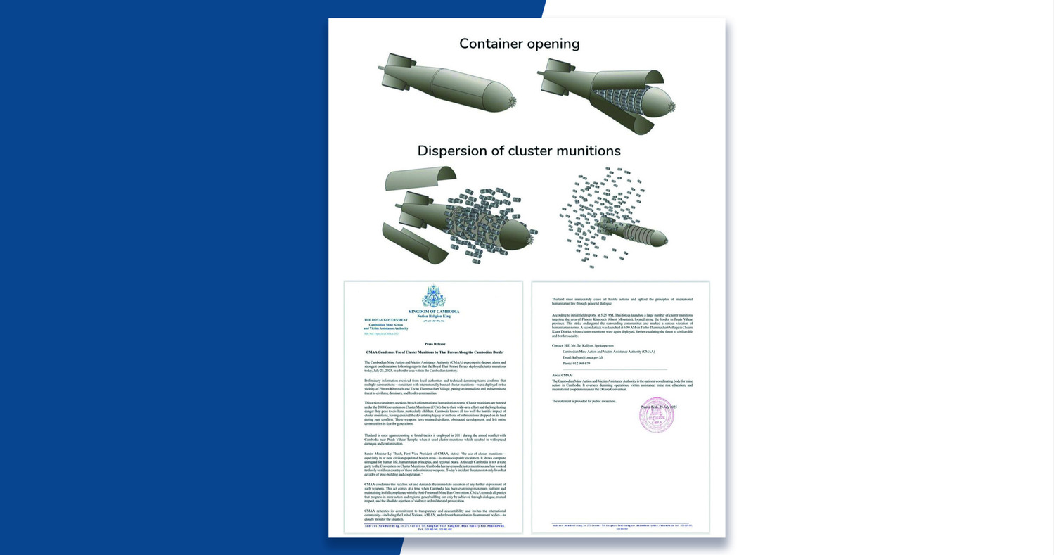CMAA Condemns Use of Cluster Munitions by Thai Forces Along the ...