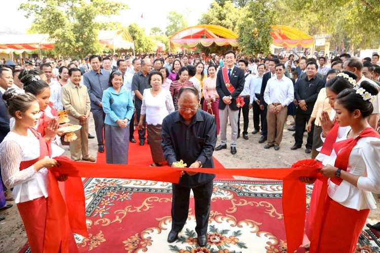 NA President Inaugurates a New School Building in Svay Rieng province ...
