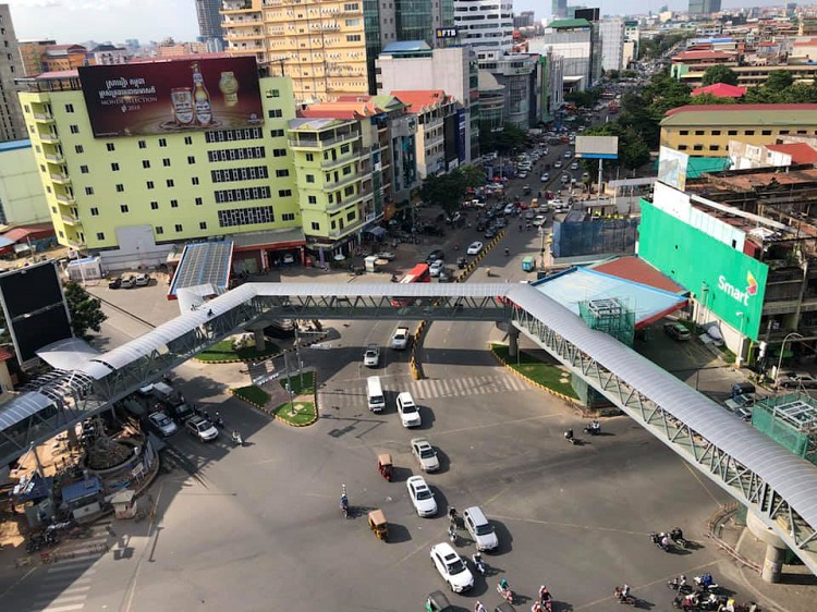Another Pedestrian Bridge in Phnom Penh To Open for the Public in April ...