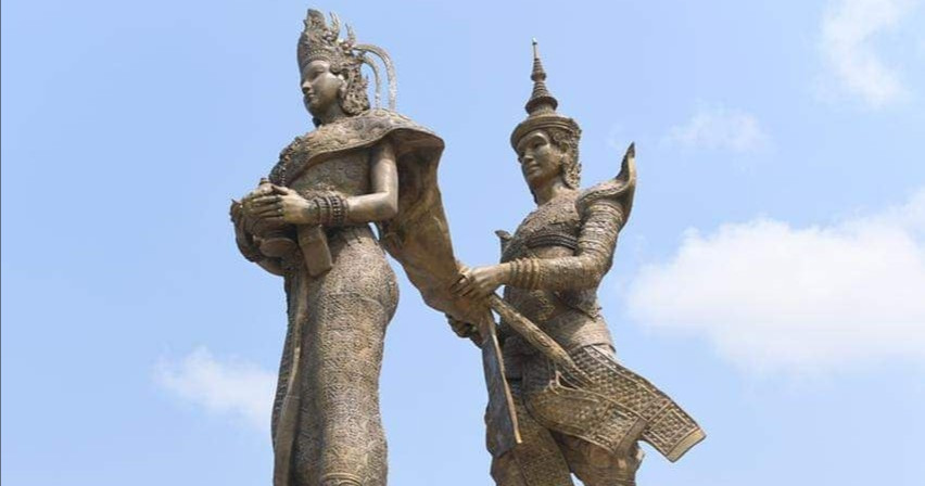 Cambodia’s Largest Copper Statue, “Preah Thong Neang Neak” Inaugurated ...